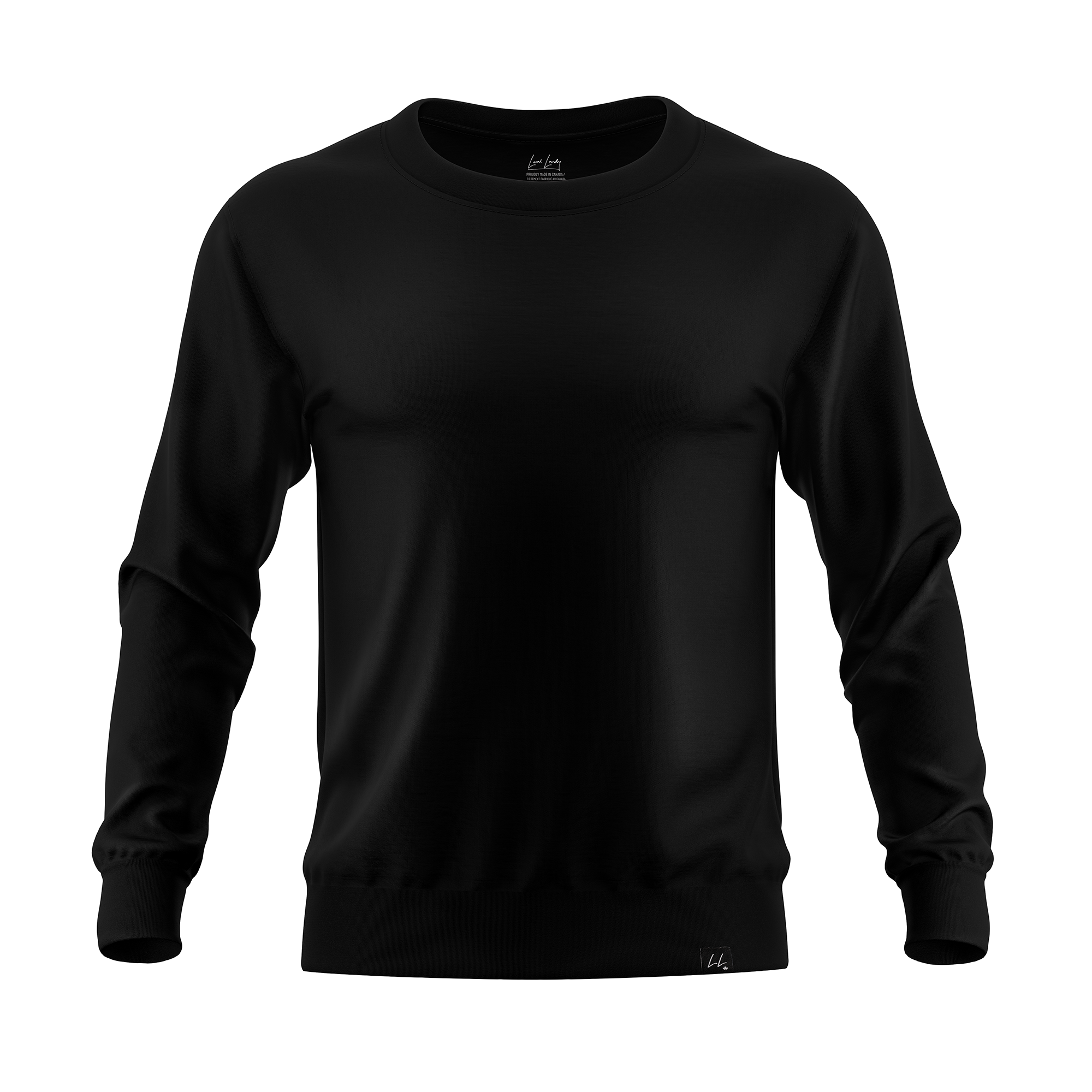 Custom Organic Bamboo Fleece Crewneck Sweatshirt l Made in Canada ...
